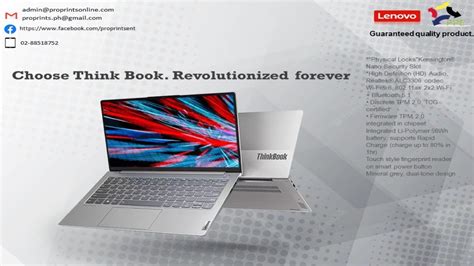 Lenovo Thinkbook Pro Prints Enterprise