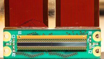 Left SiPM Array Module Soldered To A Carrier PCB With Integrated Flex Download Scientific