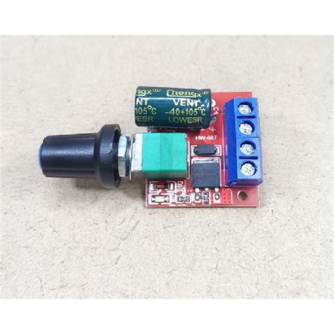 Jual Variable Pwm Motor Speed Led Dimmer Controller Kontroller Dc 5a