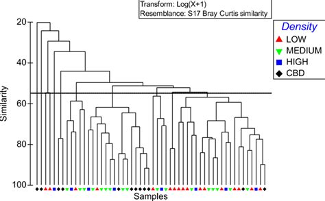 Hierarchical Agglomerative Clustering Dendrogram With Horizontal Line