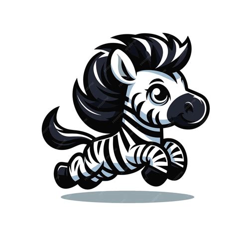Premium Vector Cartoon Doll Zebra Illustration