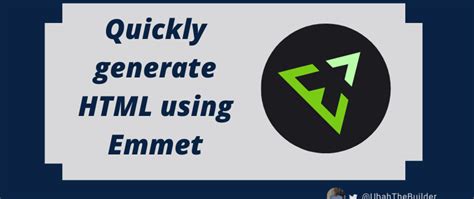 List Of Emmet Keyboard Shortcuts For Quickly Generating Html Dev Community