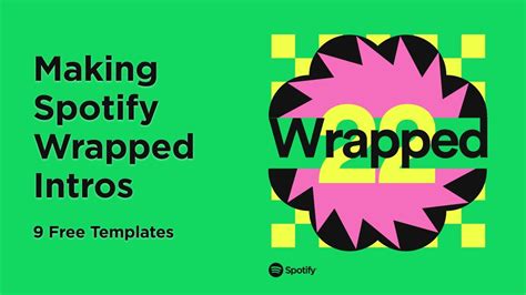 ⭐ Spotify Wrapped 2022 Templates ☁️ Aesthetic Intro And Outros Youtube