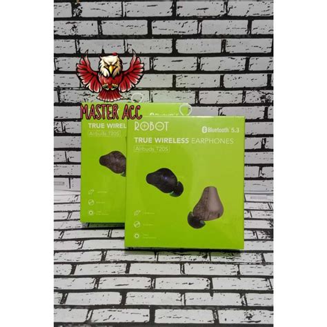 Jual Robot Wireless Earphone Bluetooth 5 3 Airbuds Tws T20s Black Original Shopee Indonesia