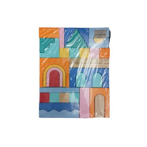 Anko Wooden Blocks 34pcs Hmr Shop N Bid