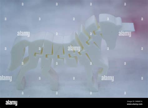 Object Printed On 3d Printer From Plastic The Object A Prototype Of An