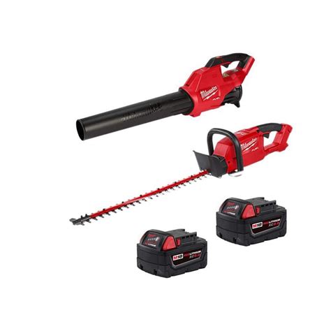 Milwaukee M18 Fuel 24 In 18 Volt Lithium Ion Cordless Brushless Hedge Trimmer W 16 In Chainsaw