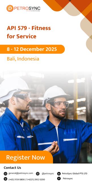 Api 510 Certification Advance In Pressure Vessel Inspection