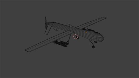 3d Model Mq 1 Predator Drone Turbosquid 2349321