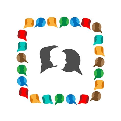 Premium Vector Speech Bubbles Outline Square