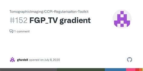 Fgptv Gradient · Issue 152 · Tomographicimagingccpi Regularisation