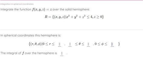 Solved Integrate The Function F X Y Z Z Over The Solid Chegg