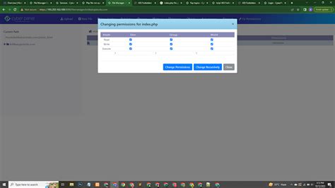 403 forbidden error when i add php file and i am reverting php version