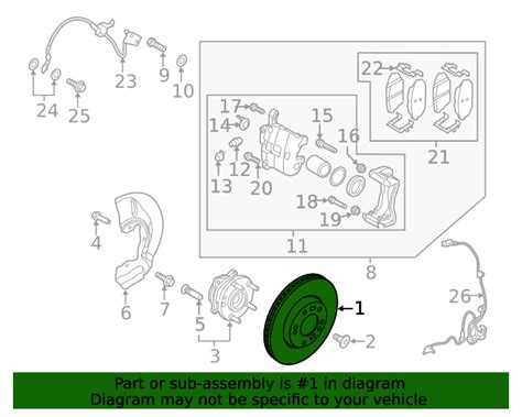 2022-2024 Hyundai Tucson Disc Brake Rotor 51712-L0100 | OEM Parts Online