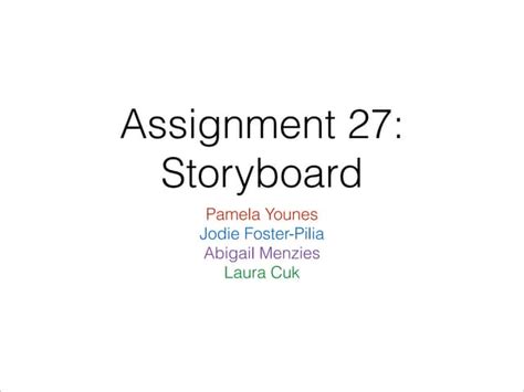 Assignment 27 Storyboard Pdf
