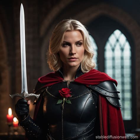 Assassin In Black Leather Armor Stable Diffusion Online