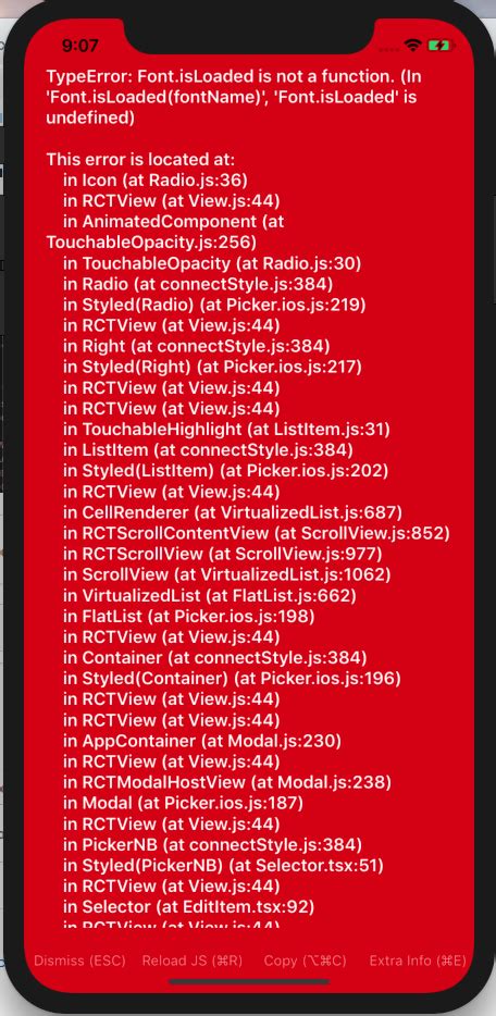Fontisloaded Is Undefined · Issue 2512 · Geekyantsnativebase · Github