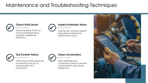 Maintenance And Troubleshooting Techniques Hydraulic Arm Ppt Guidelines Acp Ppt Template