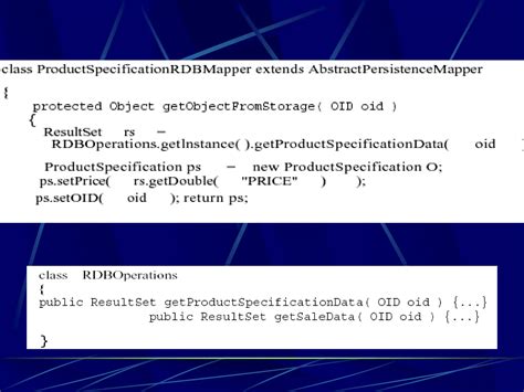 Designing A Persistence Framework With Patternsppt