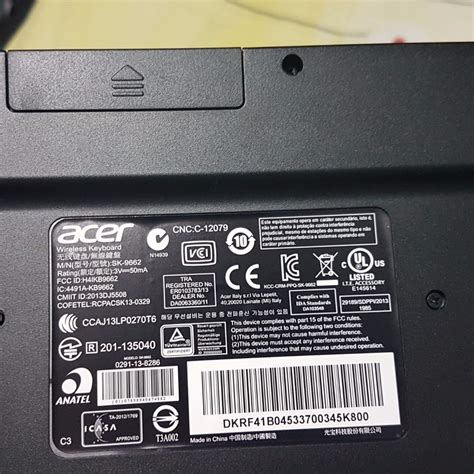 Brand New Acer Wireless Keyboard And Mouse Set Model Sk Sm 9662 Computers And Tech Parts