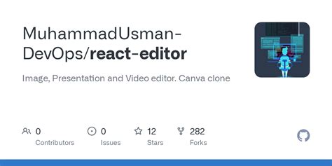 github muhammadusman devops react editor image presentation and