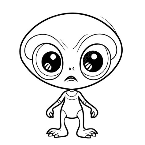 외계인 색칠 페이지 놀라운 귀여운 외계인 색칠 페이지 개요 스케치 드로잉 벡터 쉬운 외계인 그리기 쉬운 외계인 개요 쉬운 외계인 스케치 Png 일러스트 및 벡터 에