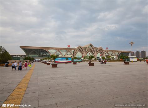 银川火车站银川站摄影图 国内旅游 旅游摄影 摄影图库 昵图网