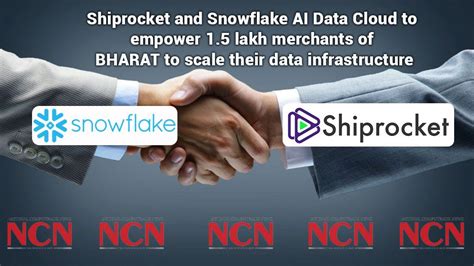 Ncn Magazine On Linkedin Snowflake Ai Datacloud Shiprocket Ecommerce Deployed Snowflake…