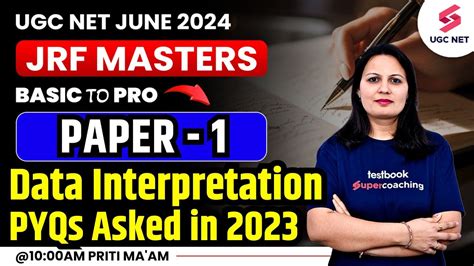 Ugc Net 2024 Paper 1 Data Interpretation Paper 1 Pyq Solution Asked In 2023 Priti Maam