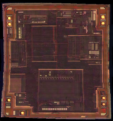 Silicon Exposed Microchip Pic12f683 Teardown