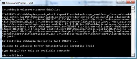 managing oracle weblogic with wlst itbuzzpress