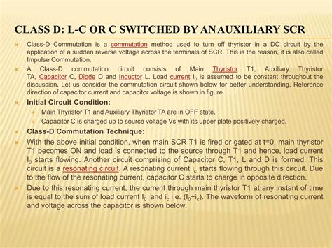 Mod 2 Thyristors Commutation Techniques Ppt