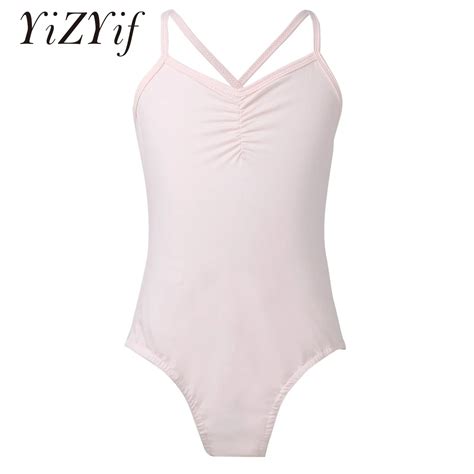 여아용 발레 레오타드 스파게티 스트랩 크리스 크로스 체조 레오타드 댄서 레오타드 드레스 Aliexpress