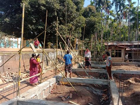 သံတောင်ကြီးမြို့နယ် ကော်ပတ်ခြံကျေးရွာတွင် မြစိမ်းရောင်အတိုးရငွေဖြင့် ဘက်စုံသုံးခန်းမဆောက်လုပ