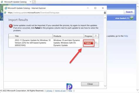Fix Wsus Update Import Error 80131509 Microsoft Update Catalog