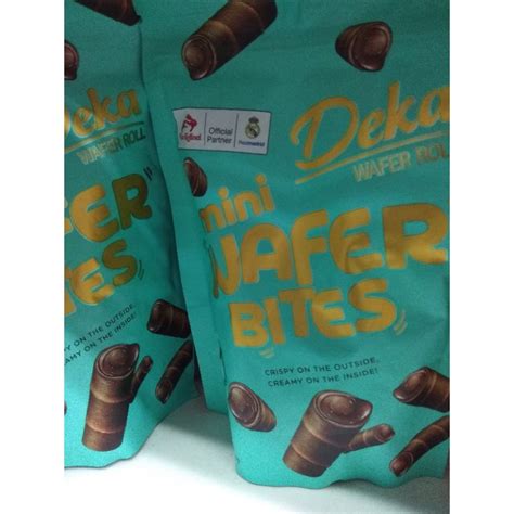 Jual Deka Mini Wafer Bites Roll Coklat 80 Gram Shopee Indonesia