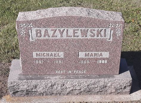 Maria Bazylewski 1899 1988 Find A Grave Memorial