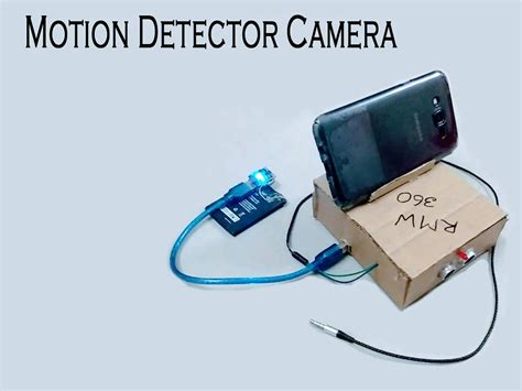 android motion detector camera with arduino mcu