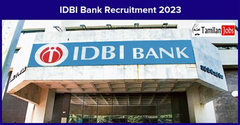 Idbi Bank Recruitment 2023 Out Apply Executive And Sco Jobs 1172