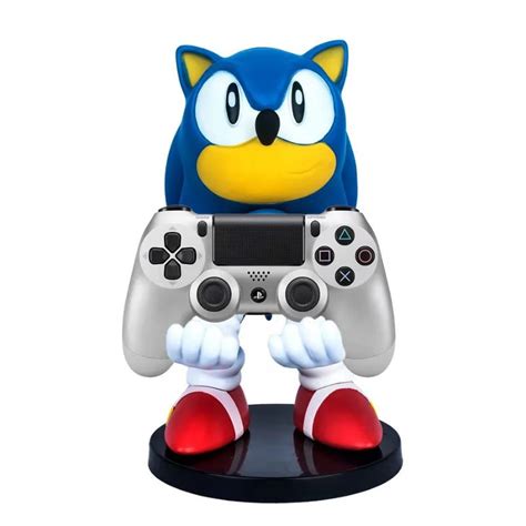 Sonic The Hedgehog Figuras De Ação Ps4 Ps5 Cartoon Gaming Controller Phone Holder 18 Centímetros