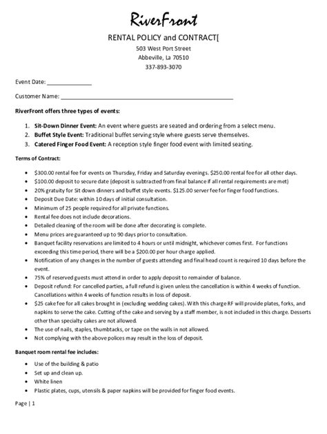 Fillable Online Total Notes Event Style 2 Buffet 25 Per Person