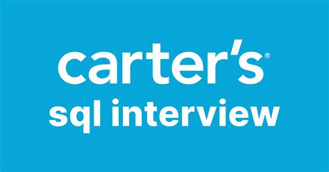 Carter S SQL Interview Questions Updated