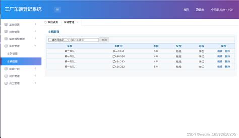 基于php工厂车辆登记系统php 司机车辆管理 Csdn博客