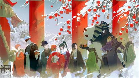 Jujutsu Kaisen Jjk Characters 8k Wallpaper