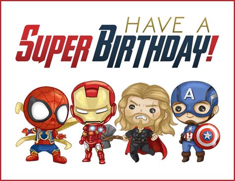 Happy Birthday From Marvel