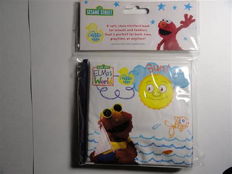 Sesame Street Elmos World Bath Time Bubble Book ~ Stars