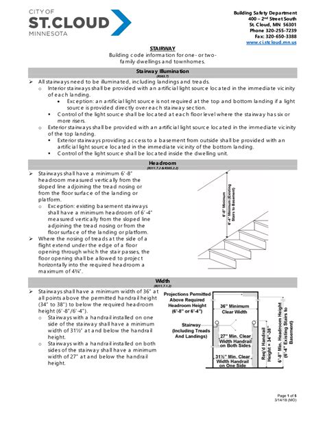 STAIRWAY Building Code Information For One Or Two Family Dwellings And Townhomes DocsLib