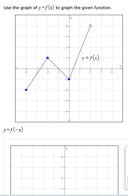 solved use the graph y g x to graph the given function 12