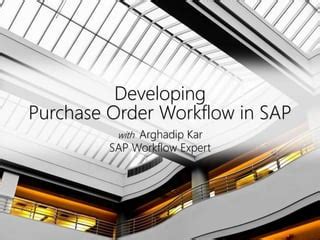 Sap Purchase Order Workflow PPT