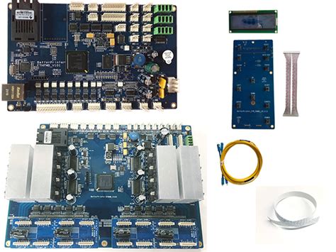 Network Interface I3200 Four Head Inkjet Board Kit For Textile Digital Oval Printer Image